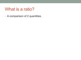 Ratio, rates and unit rates review web | PPT