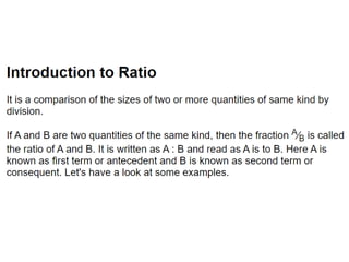 Ratios | PPT