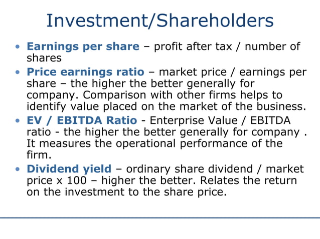 Ratios and financial statement analysis | PPTX