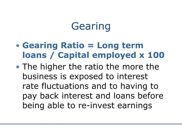 Ratios and financial statement analysis | PPTX