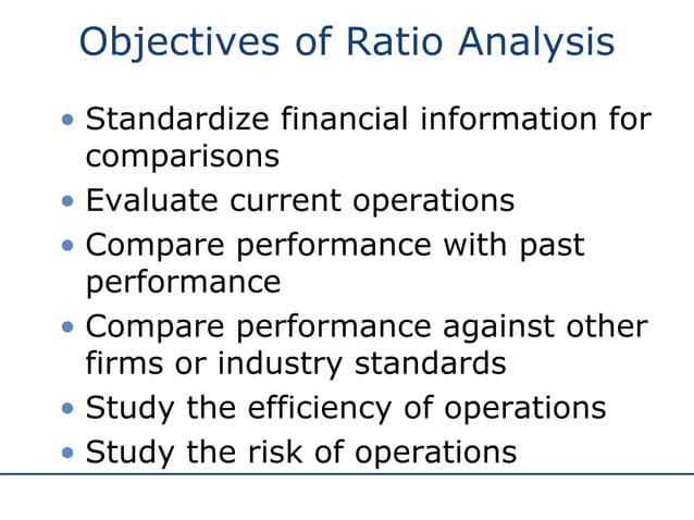 Ratios and financial statement analysis | PPT