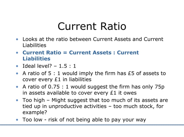 Ratios and financial statement analysis | PPTX