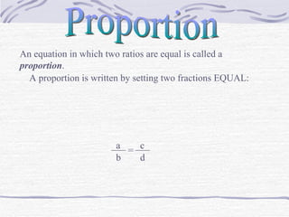 Ratios And Proportions Notes | PPT