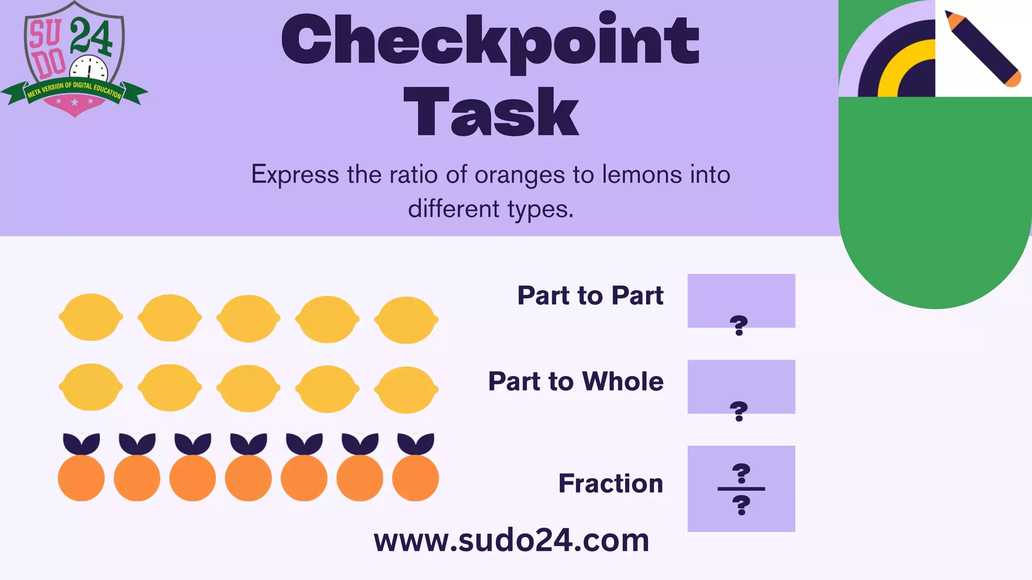 Ratios and Proportions Using ratios to compare quantities | PPTX
