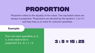Ratios and Proportions Education Presentation in Purple Green Orange ...