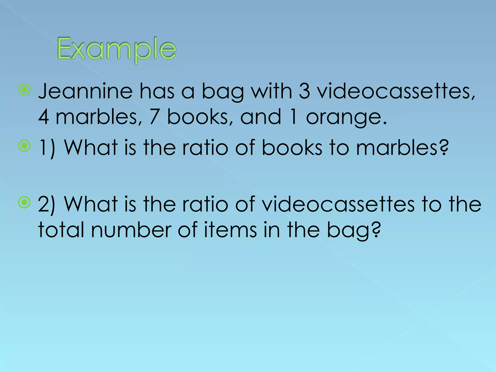 Ratios and proportions power point copy | PPT