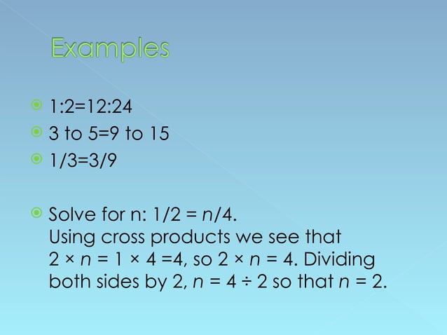 Ratios and proportions power point copy | PPT