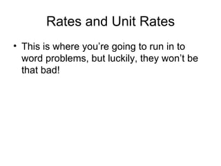 Ratios And Rates | PPT