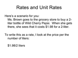 Ratios And Rates | PPT