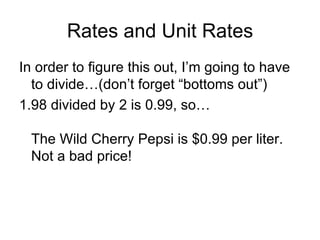 Ratios And Rates | PPT