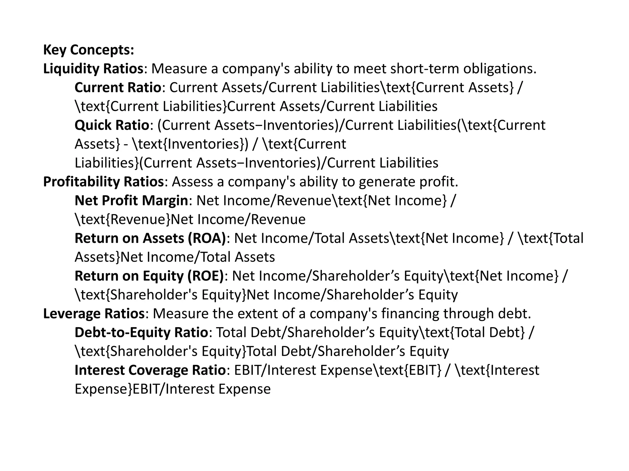 ratios for security analysis basic .pptx