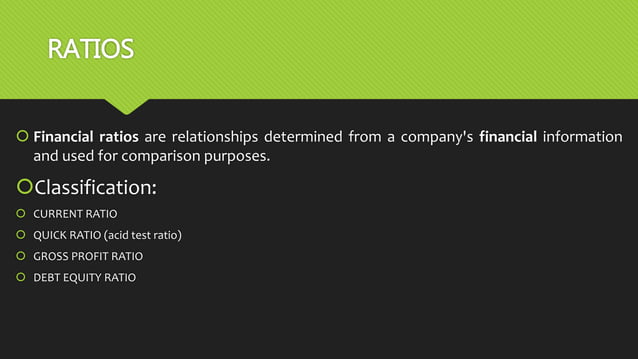 Ratios and leverages | PPTX