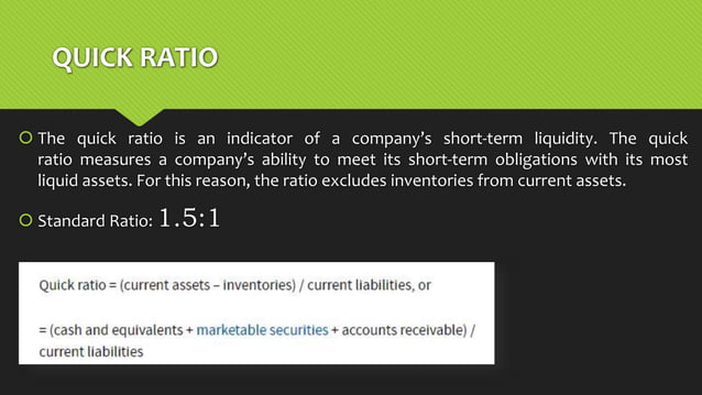 Ratios and leverages | PPTX