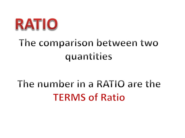 Ratio slideshow | PPTX