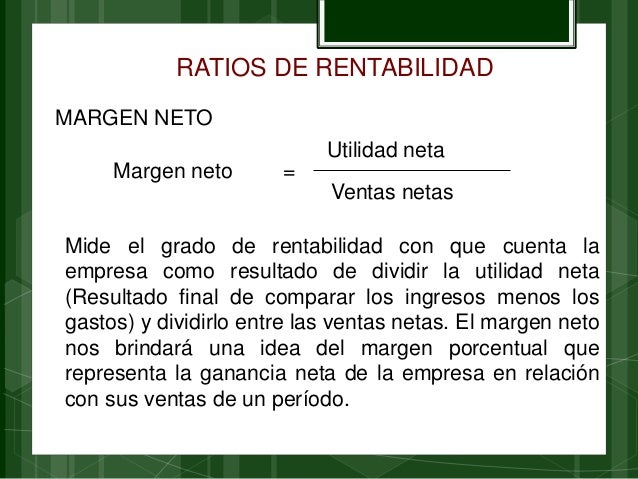 Ratios ok