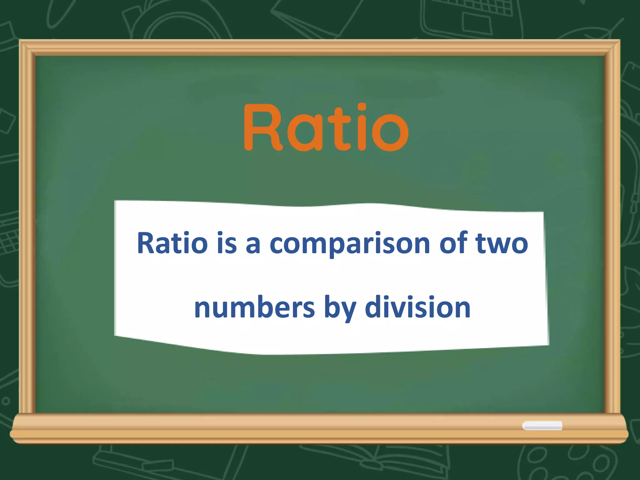 Ratios and Fractions | PPTX
