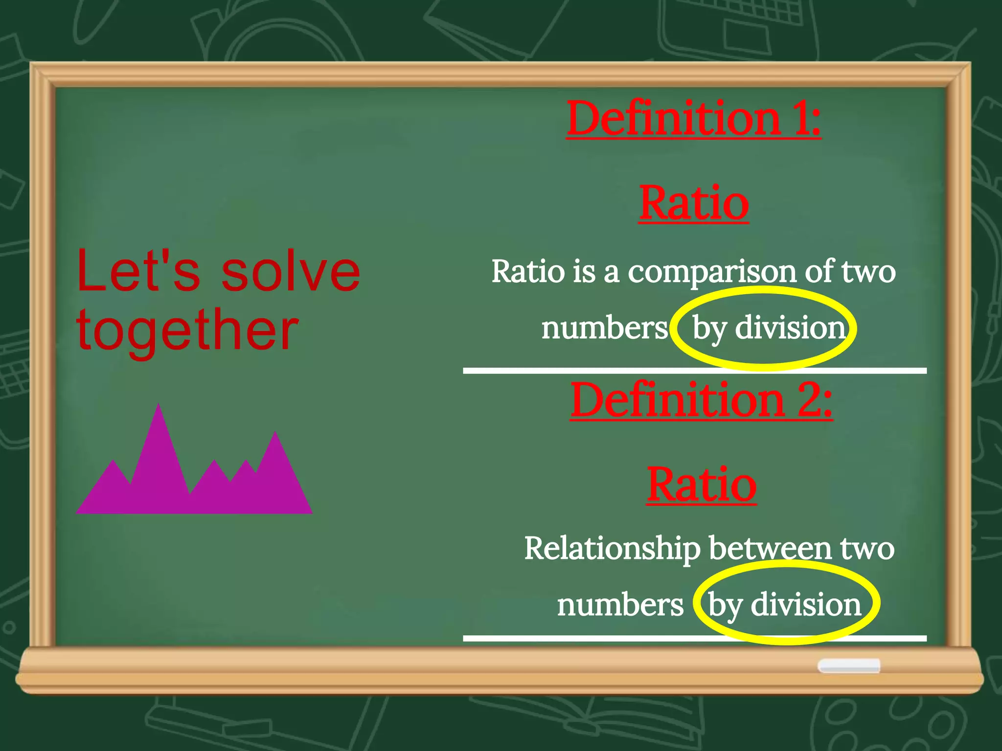 Ratios and Fractions | PPTX