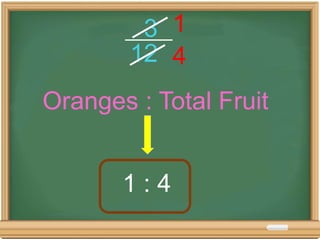 Ratios and Fractions | PPTX