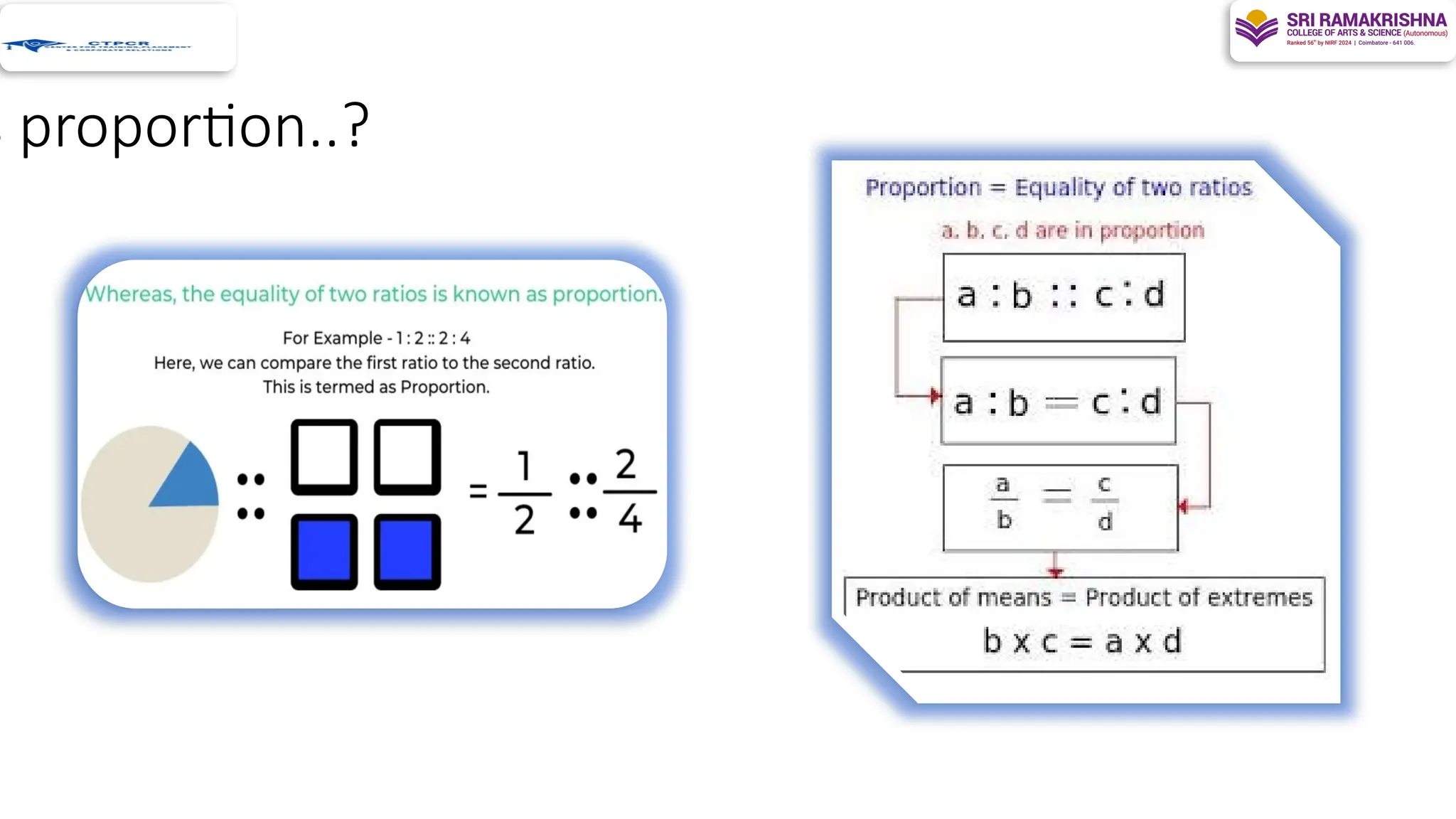 Concepts of Ratio and Proportion for aptitude preparation | PPT