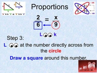 Ratios, prop % with cloze | PPT
