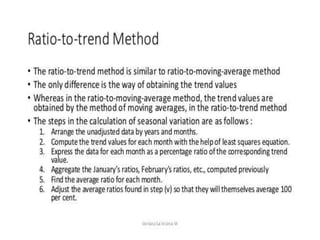 Ratio to trend | PPTX