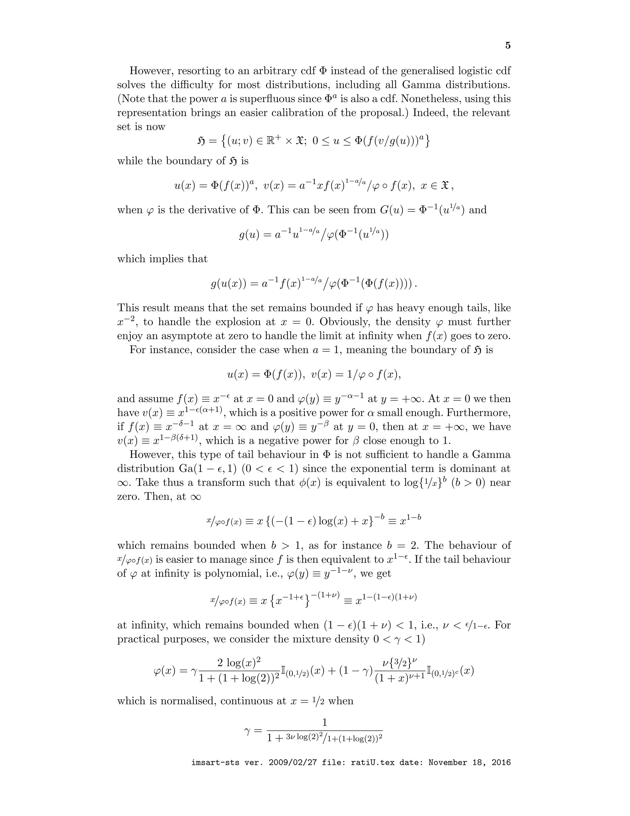 A generalisation of the ratio-of-uniform algorithm | PDF
