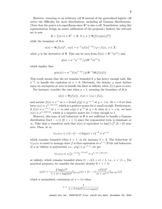 A generalisation of the ratio-of-uniform algorithm | PDF