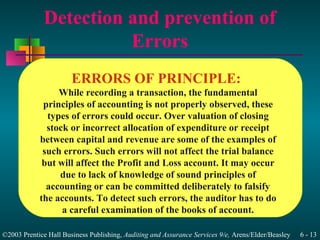 Auditing principle and objective | PPT