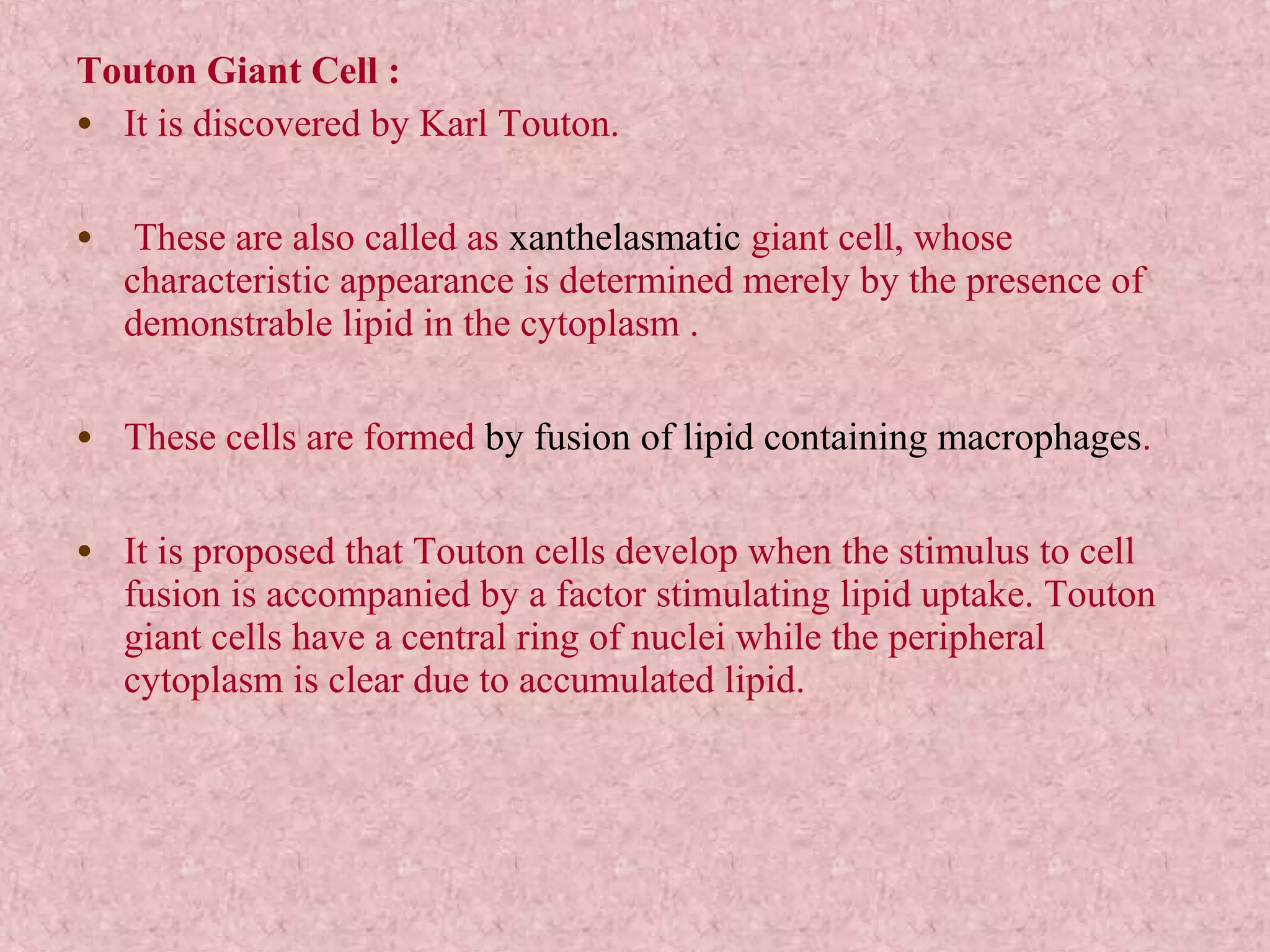giant cell lesions | PPT
