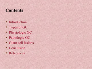 giant cell lesions | PPT
