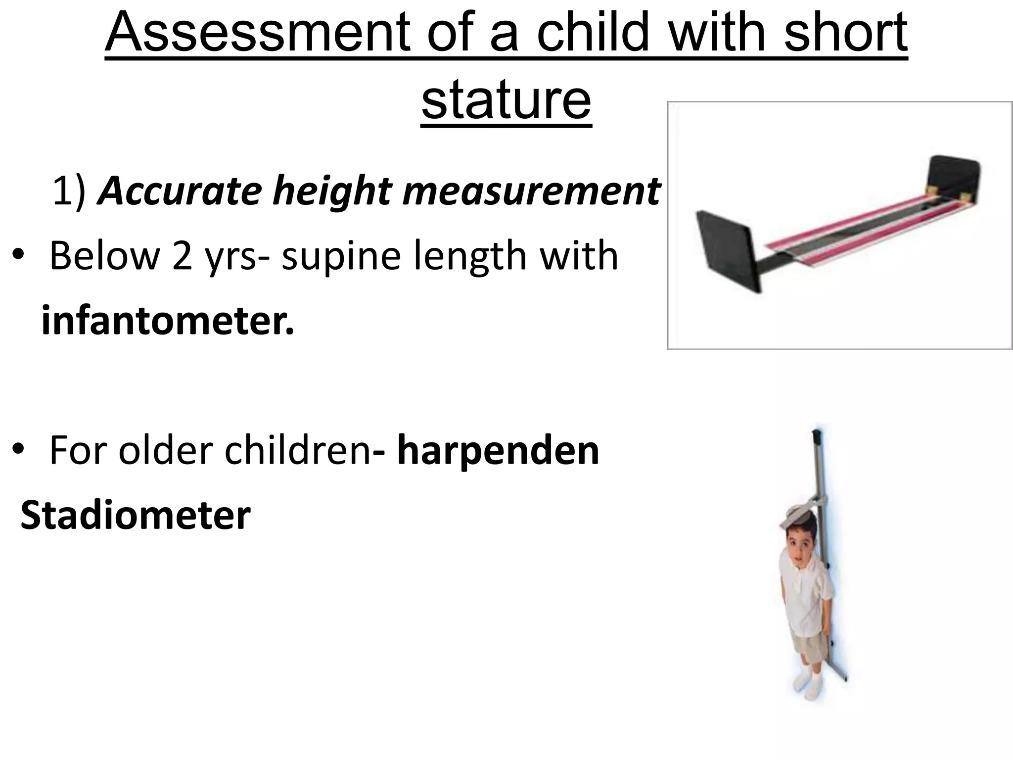 approach to short stature | PPTX