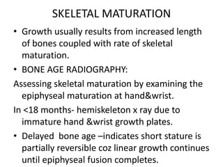 approach to short stature | PPTX