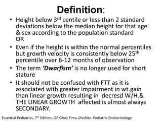 approach to short stature | PPTX