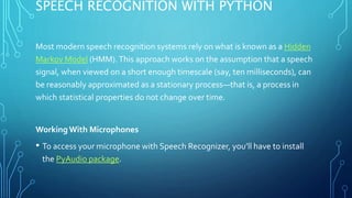 voice recognition security system ppt | PPT