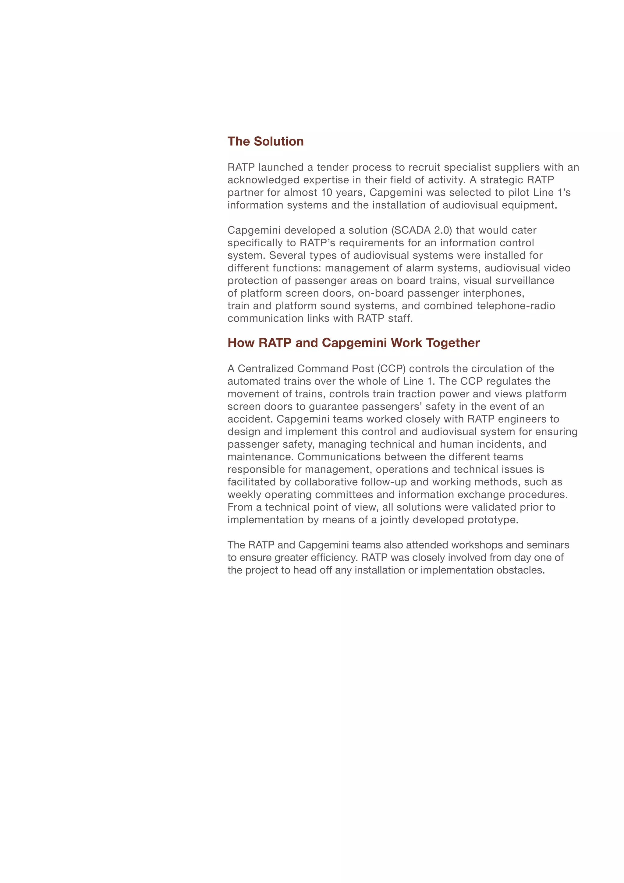 RATP Group Automates Metro Line 1 | PDF