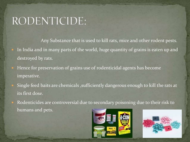 Rat poisoning management | PPT