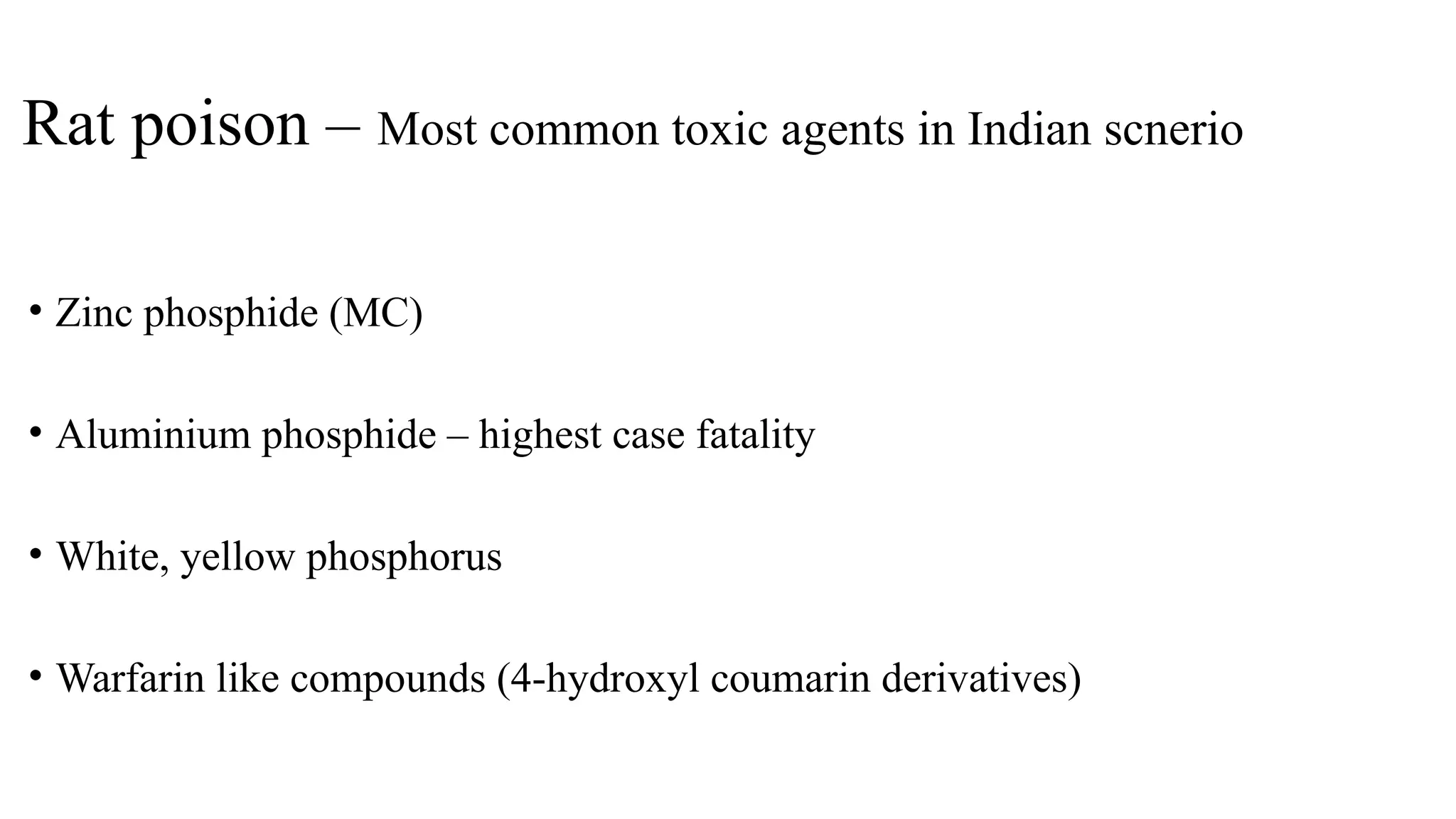 Rat poison poisoning.pptx................ | PPTX