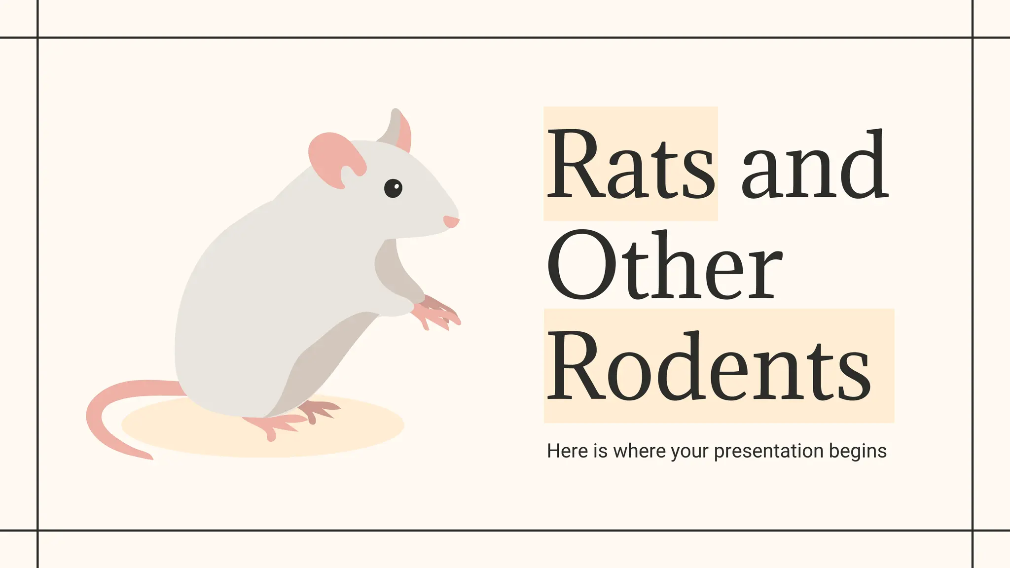 Slides ppt rats, mouse, rodents, animal. | PPT