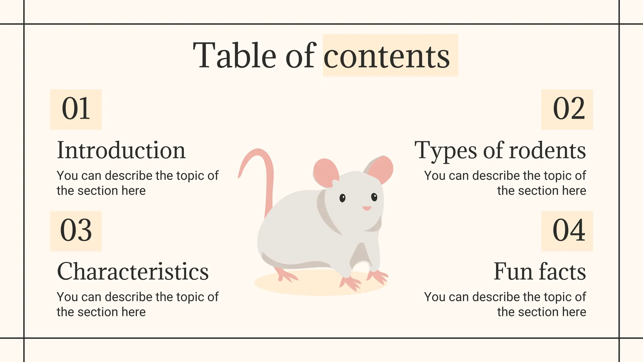 Slides ppt rats, mouse, rodents, animal. | PPT