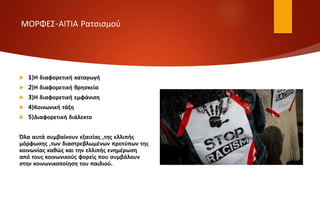 Ρατσισμός στο νηπιαγωγείο | PPTX