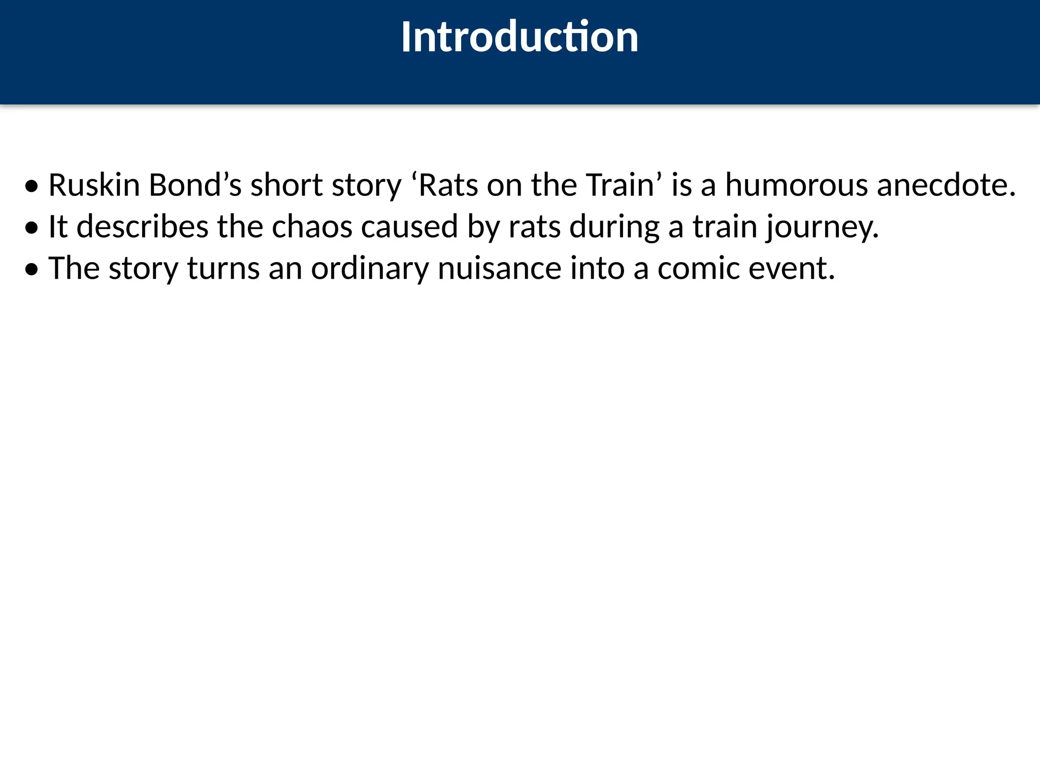 Rats_on_the_Train Summary Critical analysis | PPTX