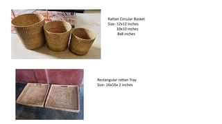 Rattan Products | PPTX