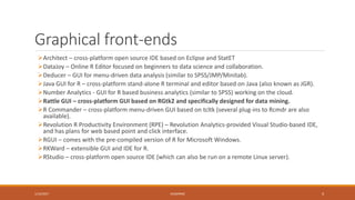 Rattle Graphical Interface for R Language | PPT