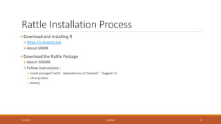 Rattle Graphical Interface for R Language | PPT