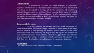 Food Borne Parasites and their control | PPTX