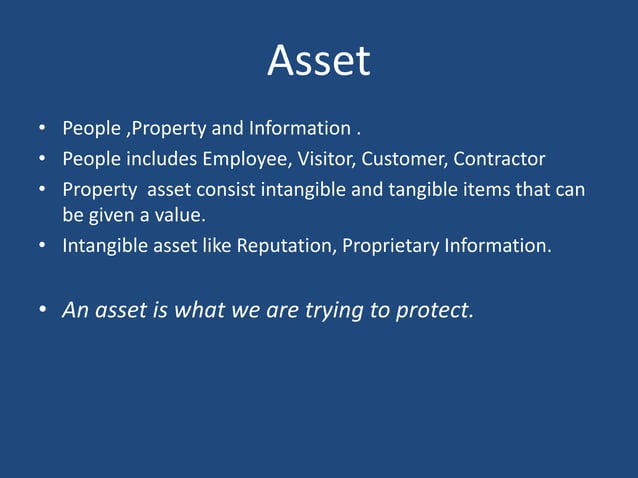 Asset, Threat, Vulnerability, Risk | PPSX | Information and Network ...