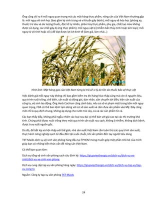 Rau dại Việt Nam xuất khẩu có giá trị như thế nào? | PDF