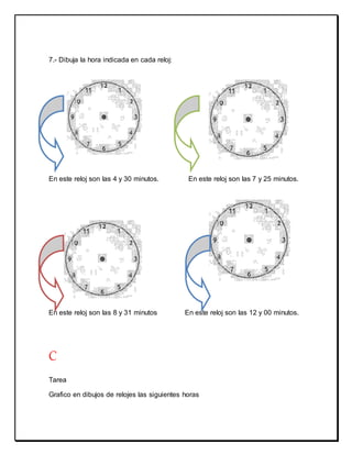 guía el reloj | DOCX