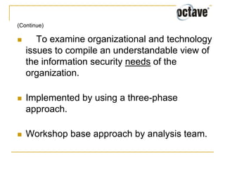 The OCTAVE Method | PPT