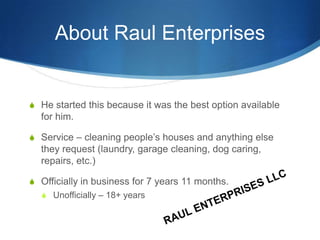 Raul enterprises | PPT